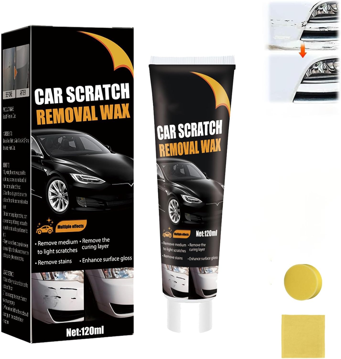 Car Scratch Repair Paste, Car Scratch Repair Paste Polishing Wax Kit ...