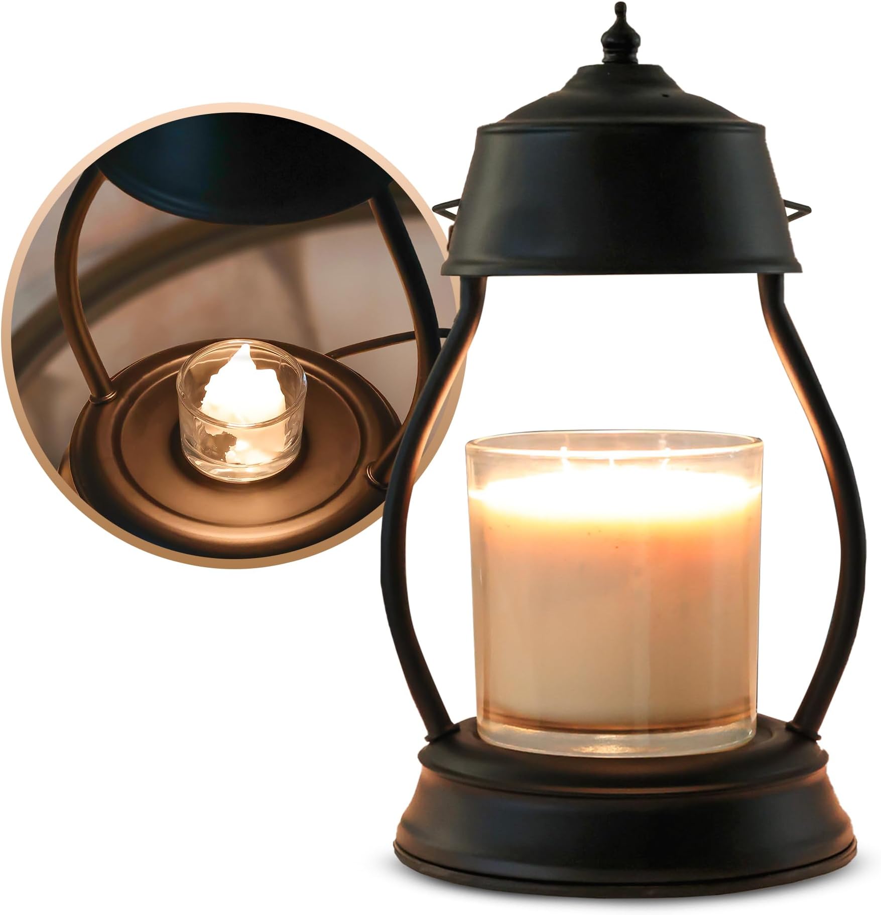 Amazon.com: Candle Warmer Lamp Enhances Home Ambiance - Includes 2H/4H ...