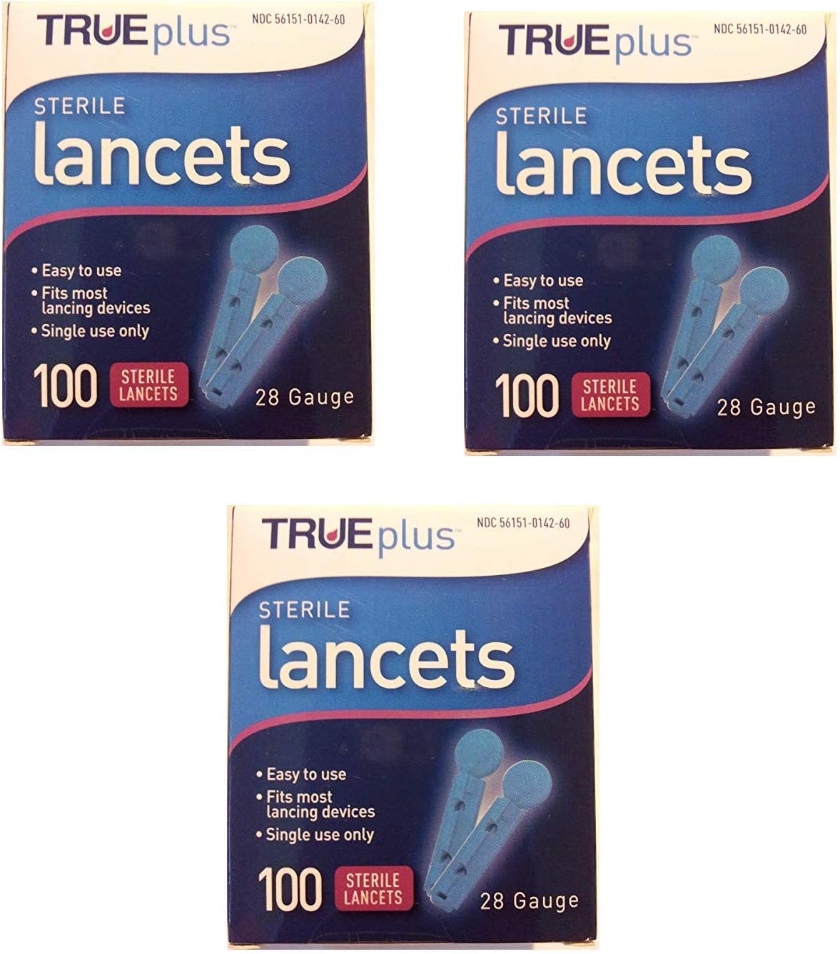 Amazon.com: TRUEdraw® Lancing Device + 2 x 100ct 30g TRUEplus® Lancets ...