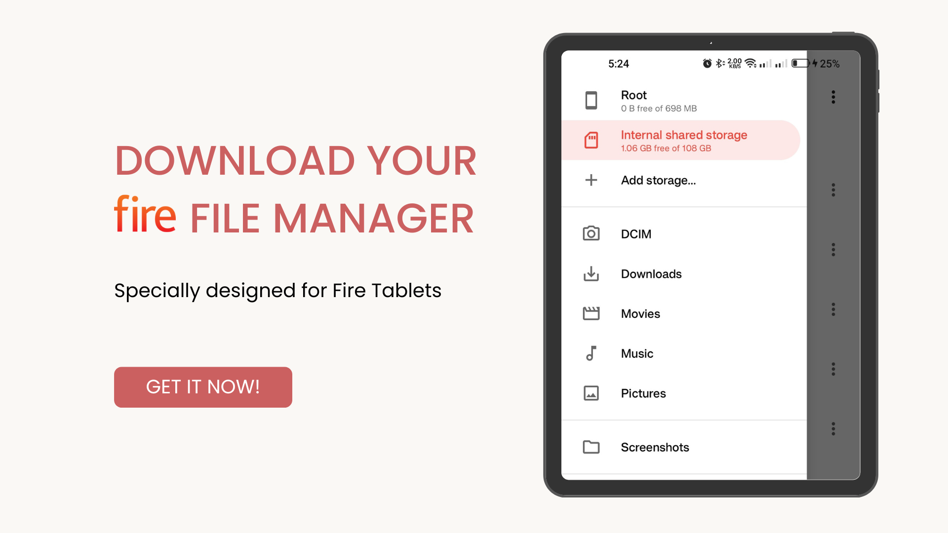 Fire File Manager - For Amazon Fire Tablet - App on Amazon Appstore