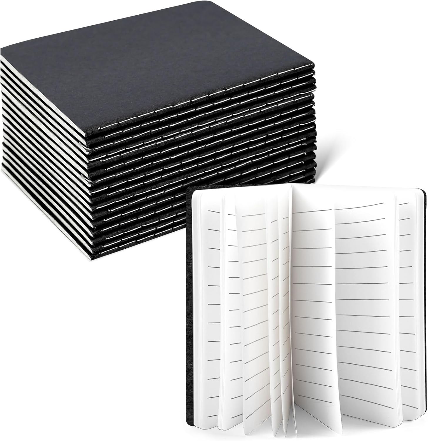 Amazon.com : HEYPLACE 16PCS Mini Notebooks Bulk, Lined Pocket Notepads ...