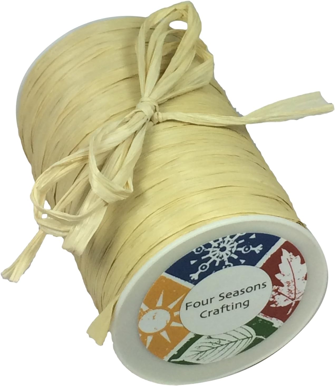 Amazon.com: Four Seasons Crafting Matte Finish Raffia Ribbon 1/4" X 100 ...