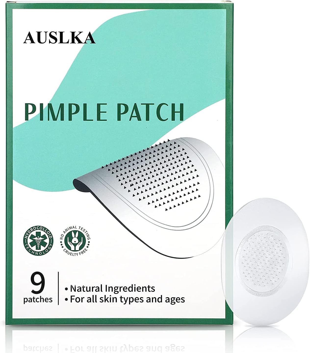 AUSLKA Pimple Patch, Hydrocolloid Blemishes Patch Dots for Face, Zit ...