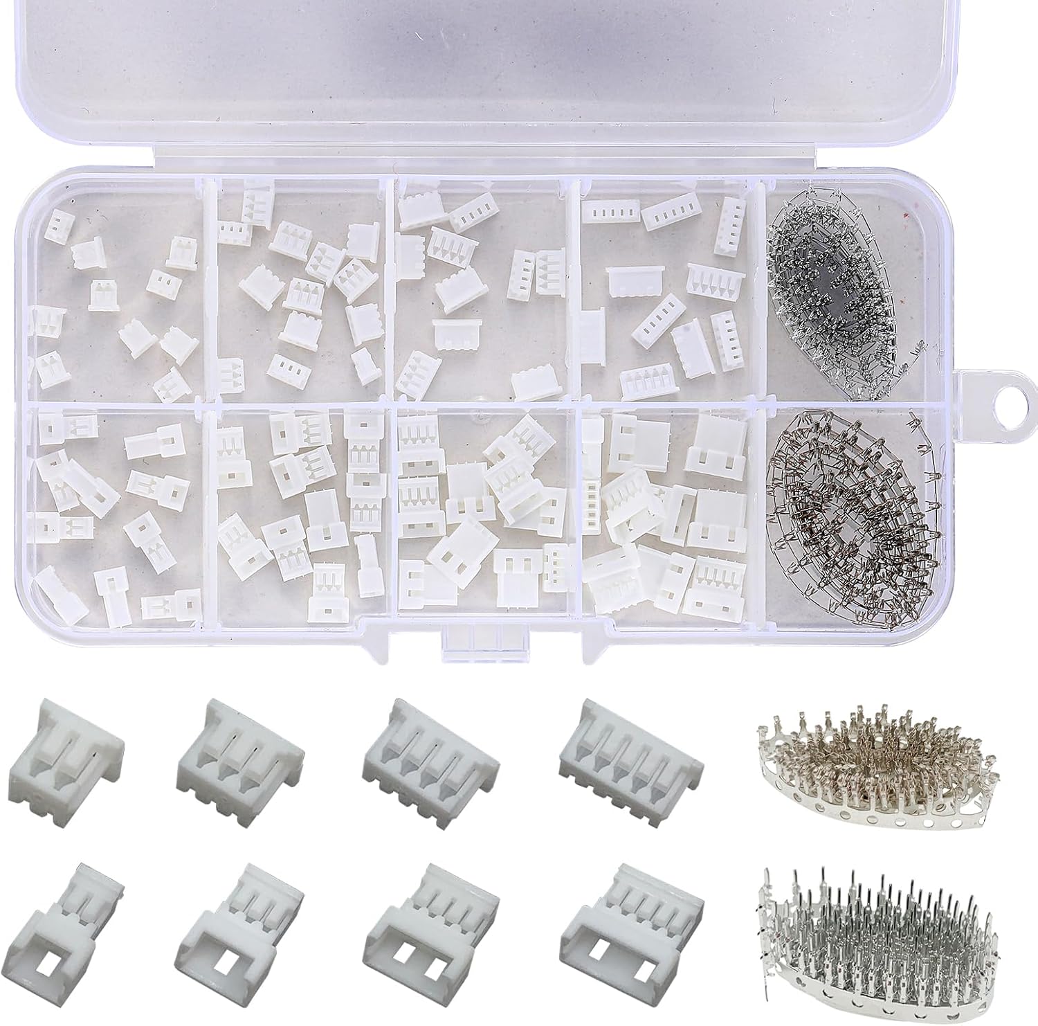 Amazon.com: Teansic 360Pcs MX 1.25mm Connector Kit,2/3/4/5Pin Housing ...