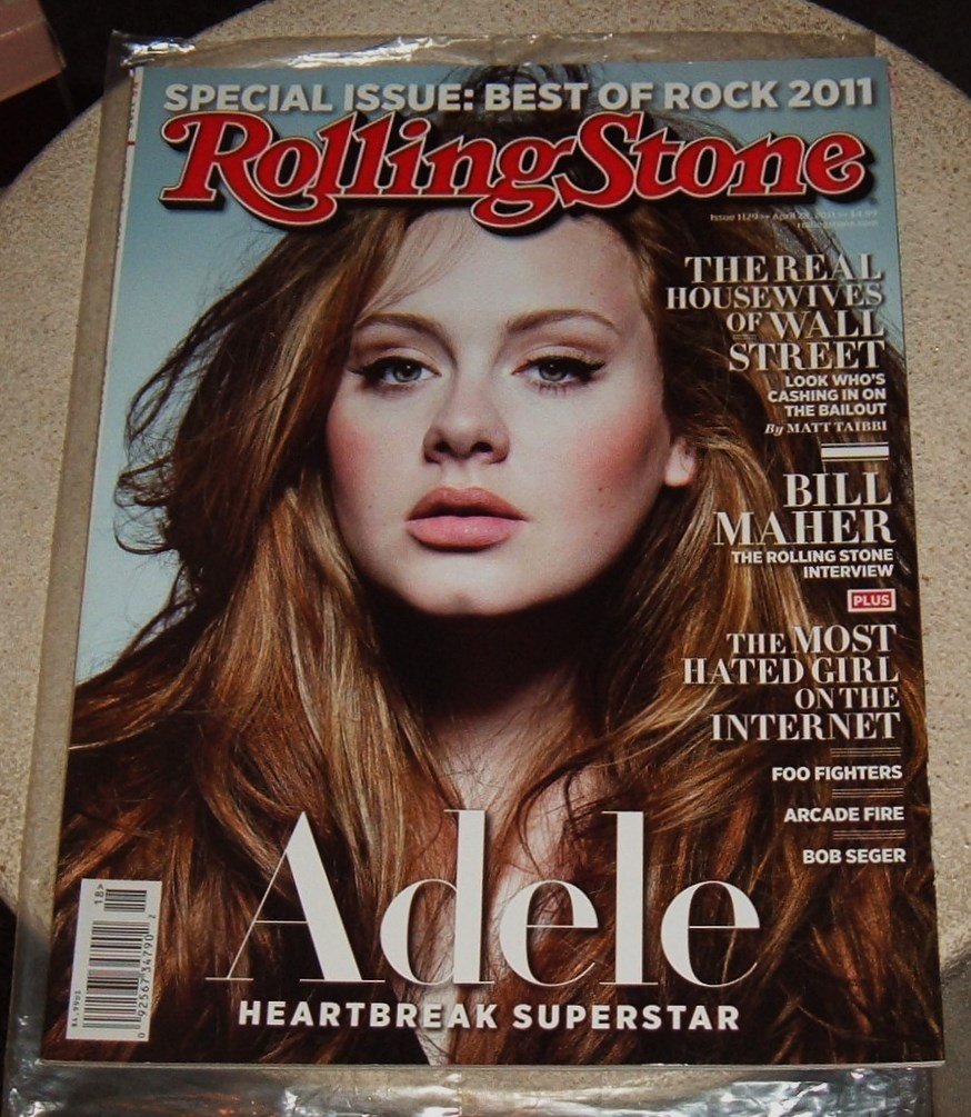 Rolling Stone April 28 2011 Adele on Cover, Bill Maher Interview, Best ...