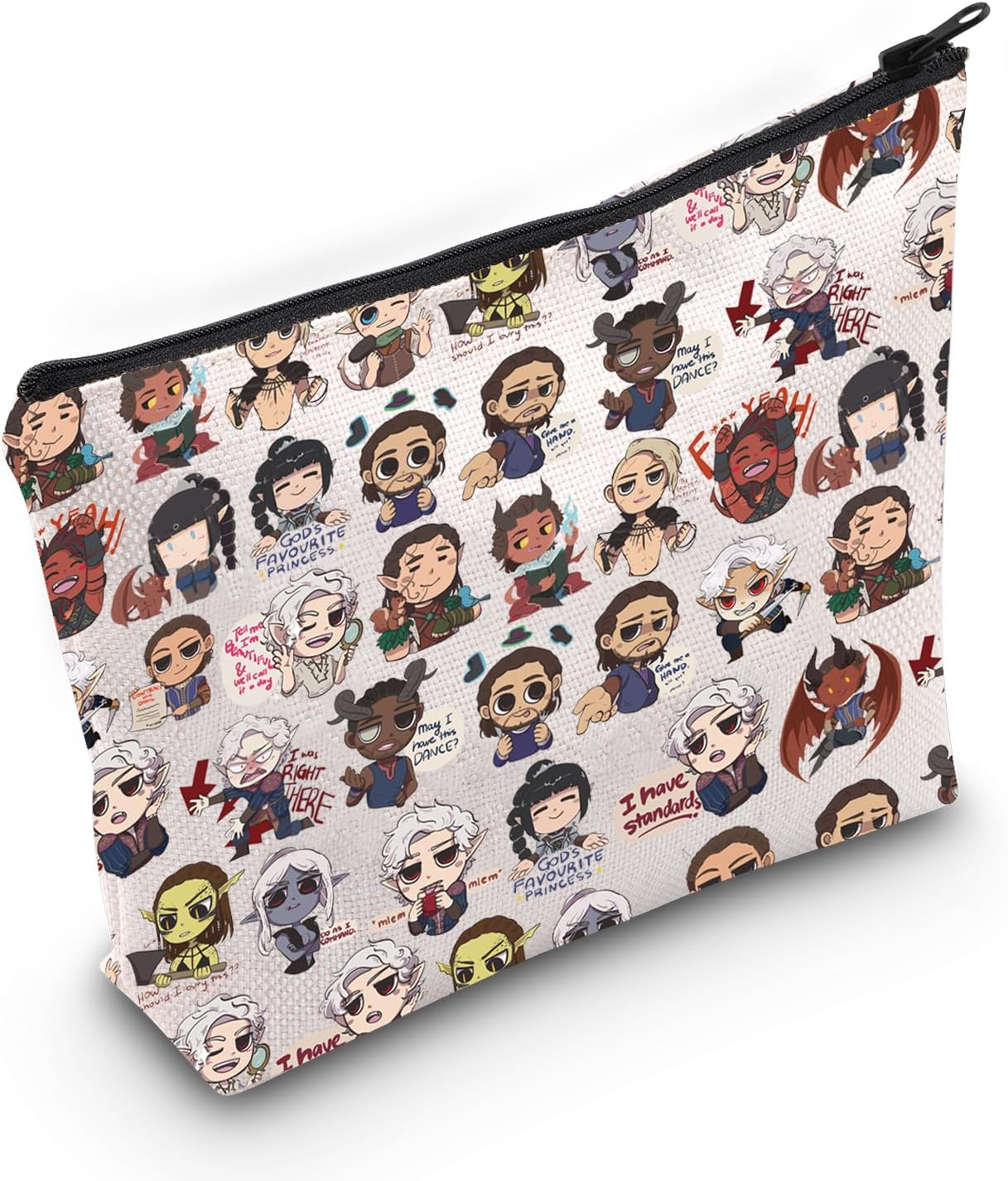 Amazon.com: JXGZSO BG3 Characters Inspired Cosmetic Bag Vedio Game Fan ...