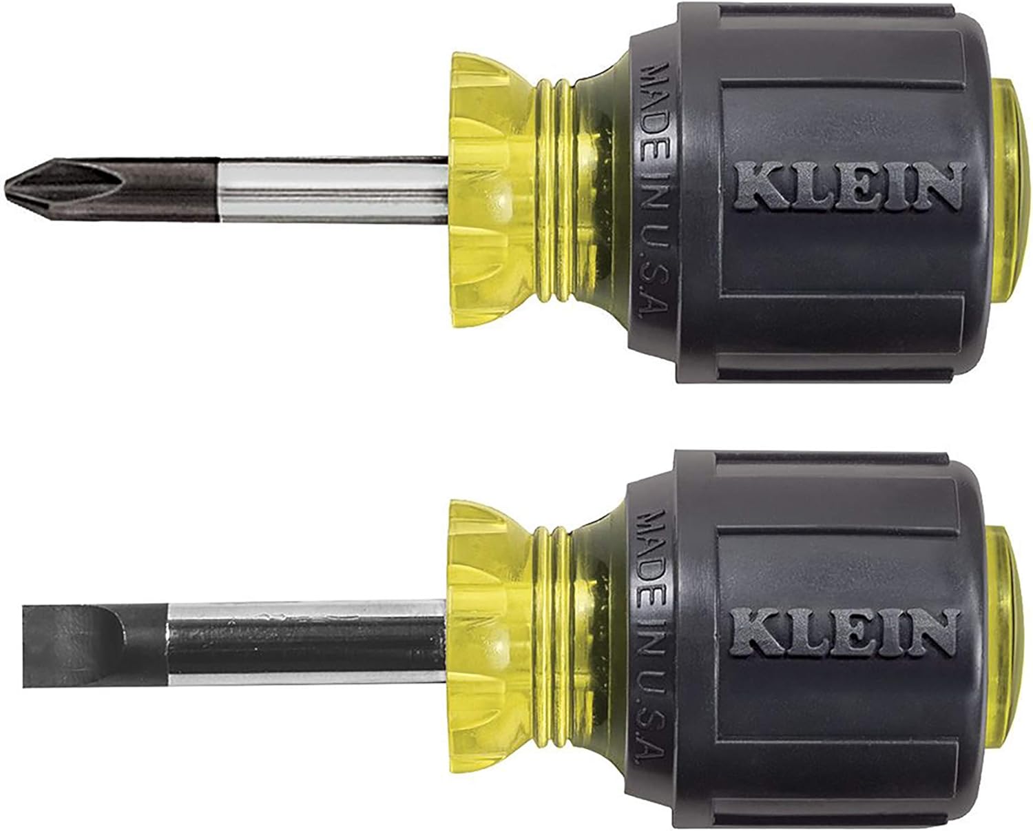 Klein Tools 85071 Stubby Screwdriver Set, 2-Piece : Amazon.ca: Tools ...