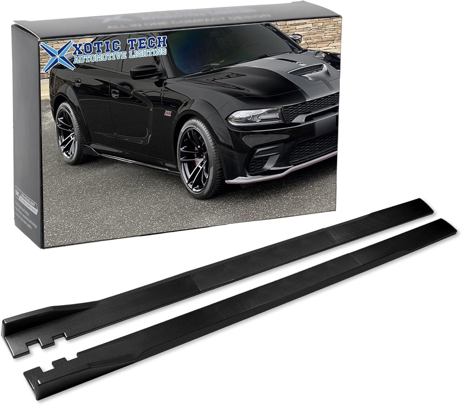 Amazon.com: x xotic tech 86.5 Inch/2.2M Car Lower Side Skirts Protect ...