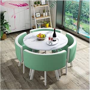 Amazon.com: Office Business Hotel Lobby Dining Table Set, Tables and ...