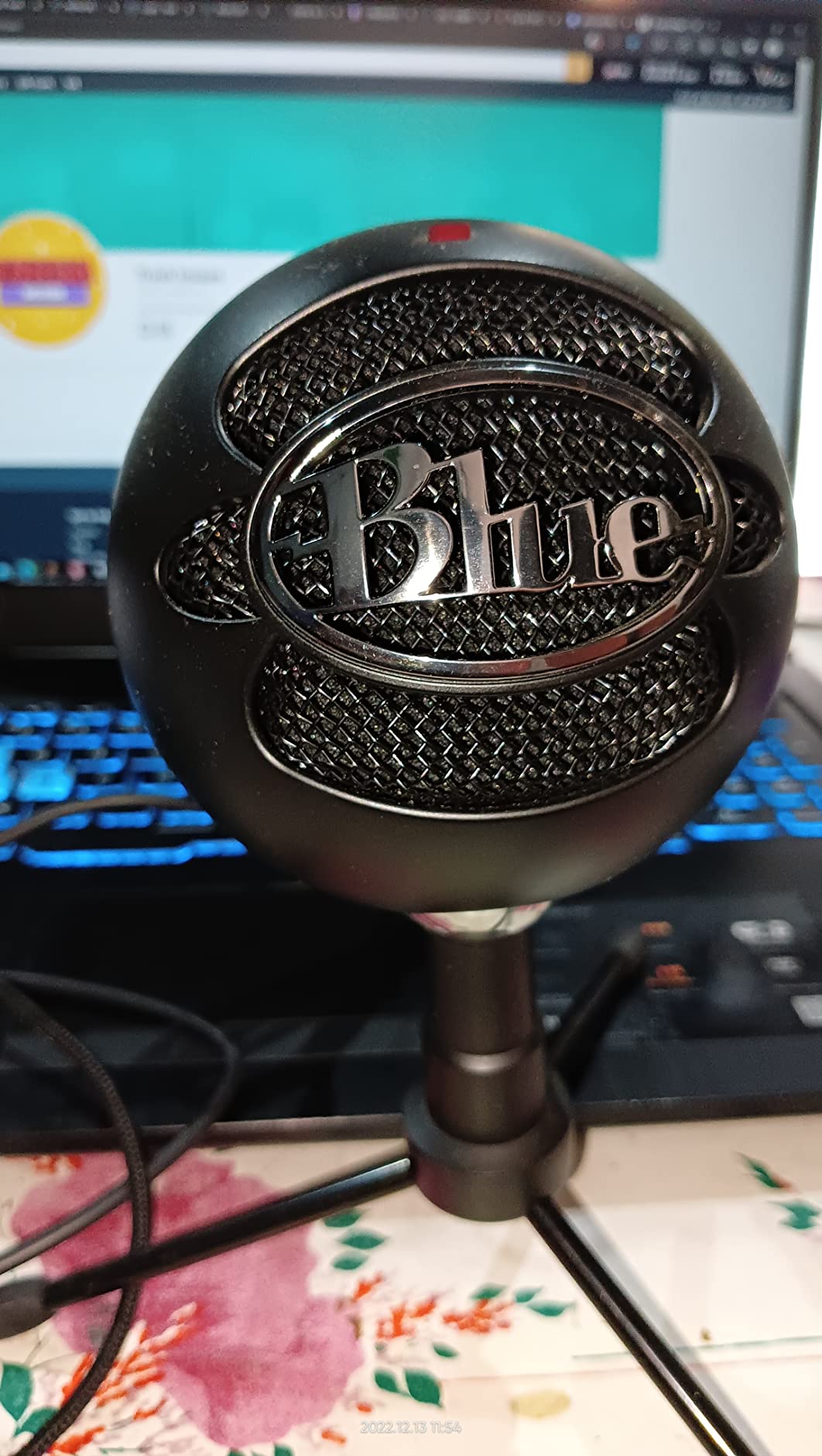 (Refurbished) Blue Microphones Snowball iCE Condenser Microphone (Black ...