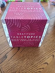 Amazon.com: TableTopics Gratitude - 135 Gratitude Conversation Cards ...