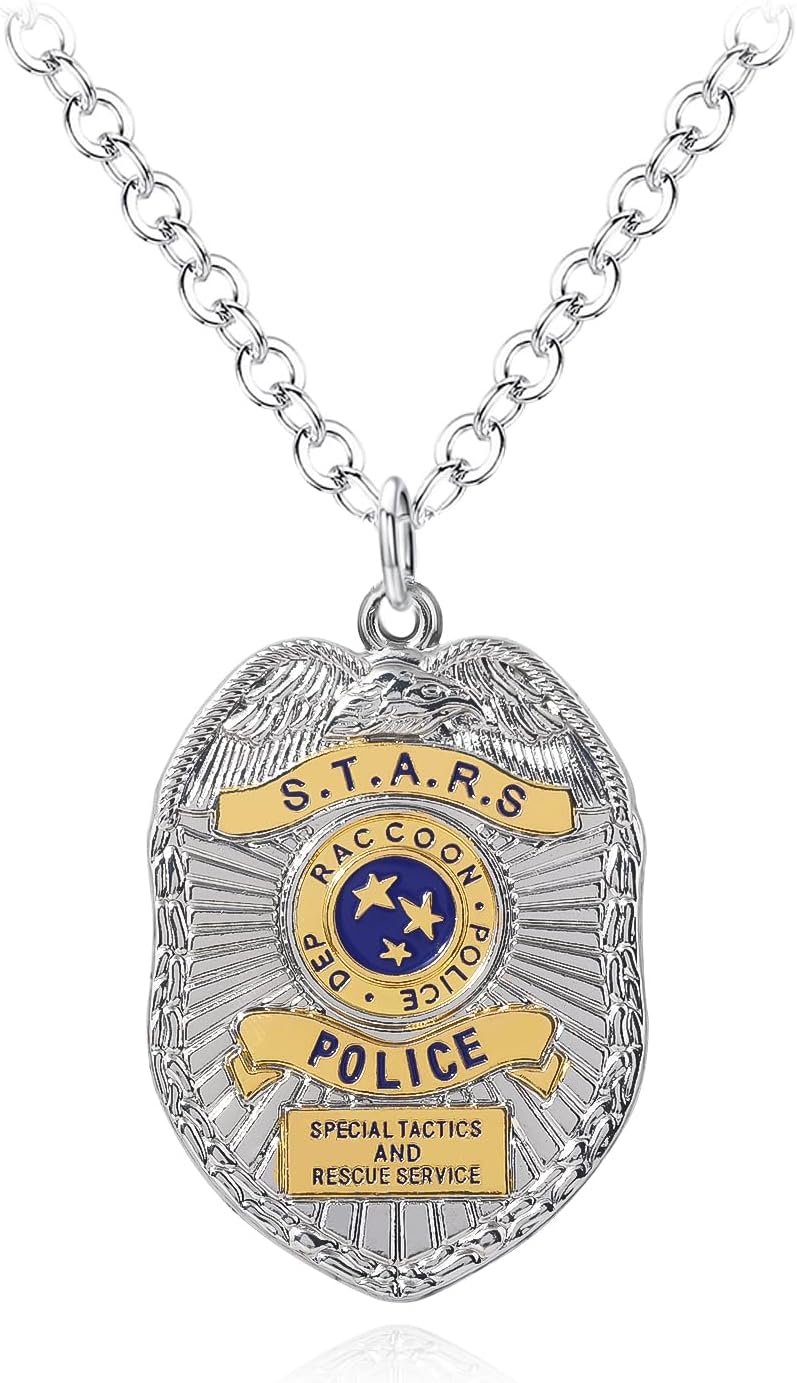 Zombie City-Inspired Police Badge Necklace – S.T.A.R.S. Tactical Design ...