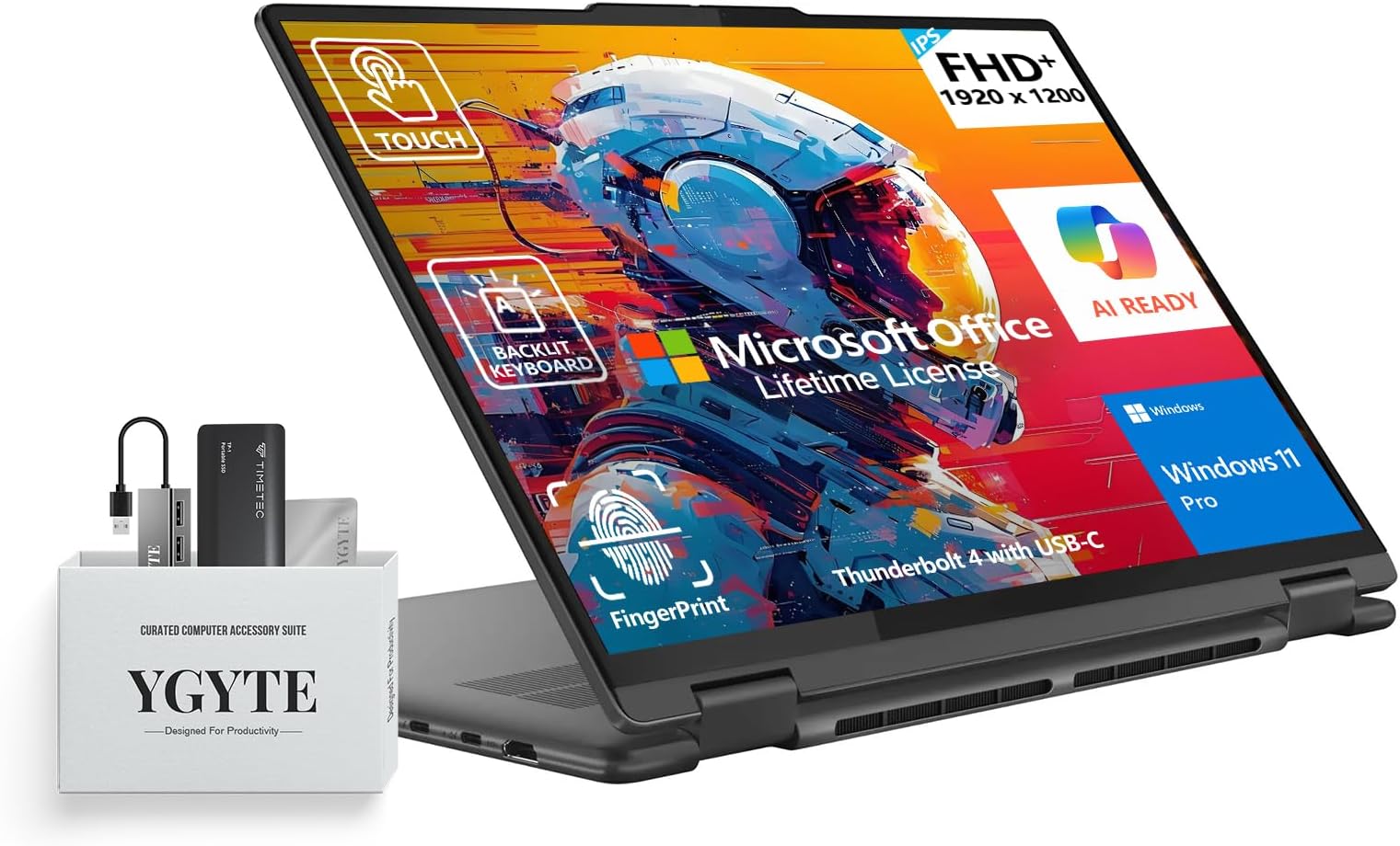 Amazon.com: Lenovo Yoga Slim 7X 3K OLED Touchscreen Laptop, 14.5" 1000 ...