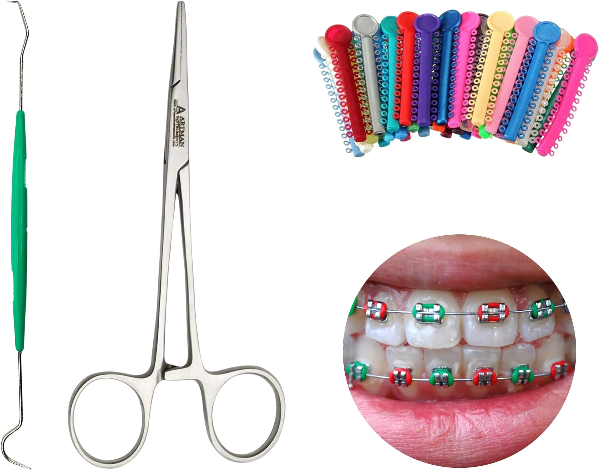 Amazon.com : Ligas para Brackets Ortodoncia Dental braces color ...