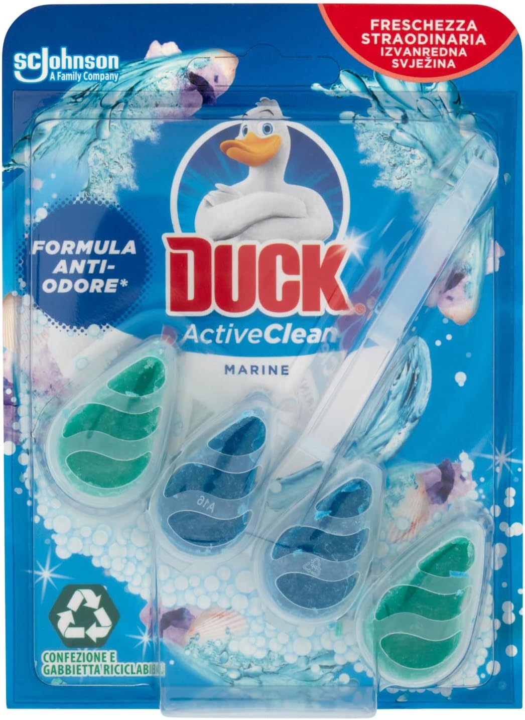 Duck Actclean Marine 8 x 39g Pack : Amazon.co.uk: Grocery