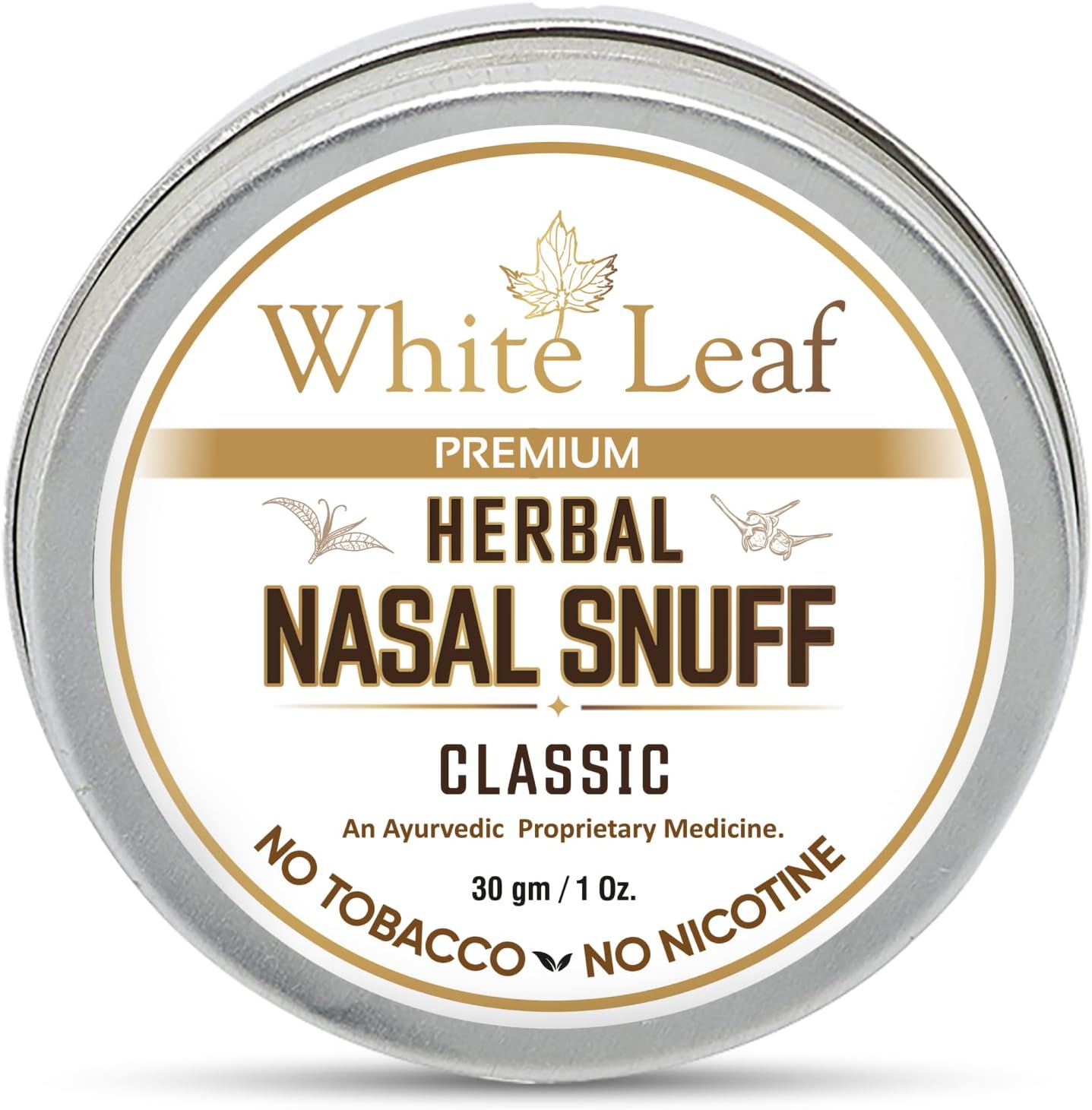 Amazon.com: White Leaf Herbal Nasal Snuff 100% Tobacco Free and ...