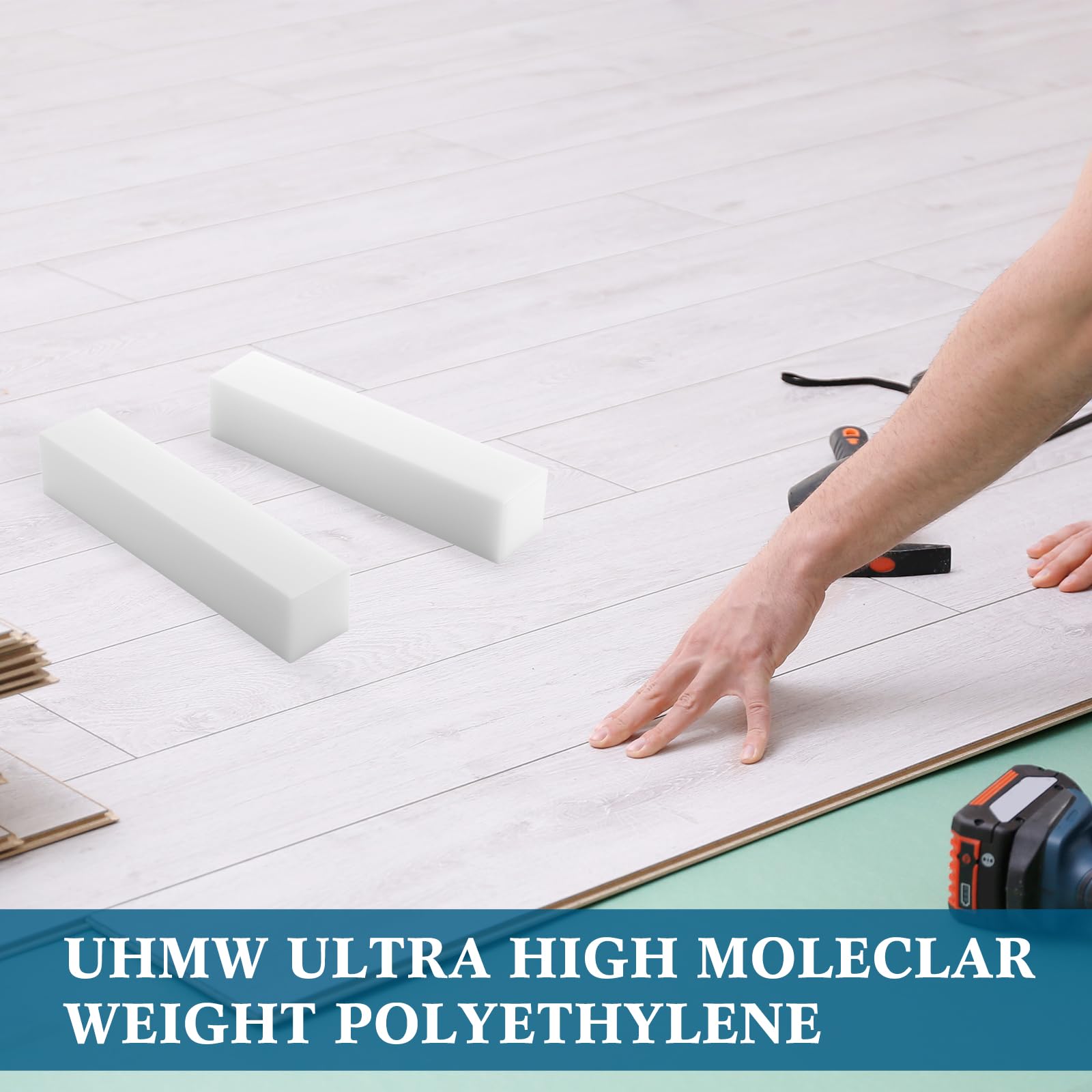 Snapklik.com : Landical UHMW Tapping Block Rectangular Ultra High ...