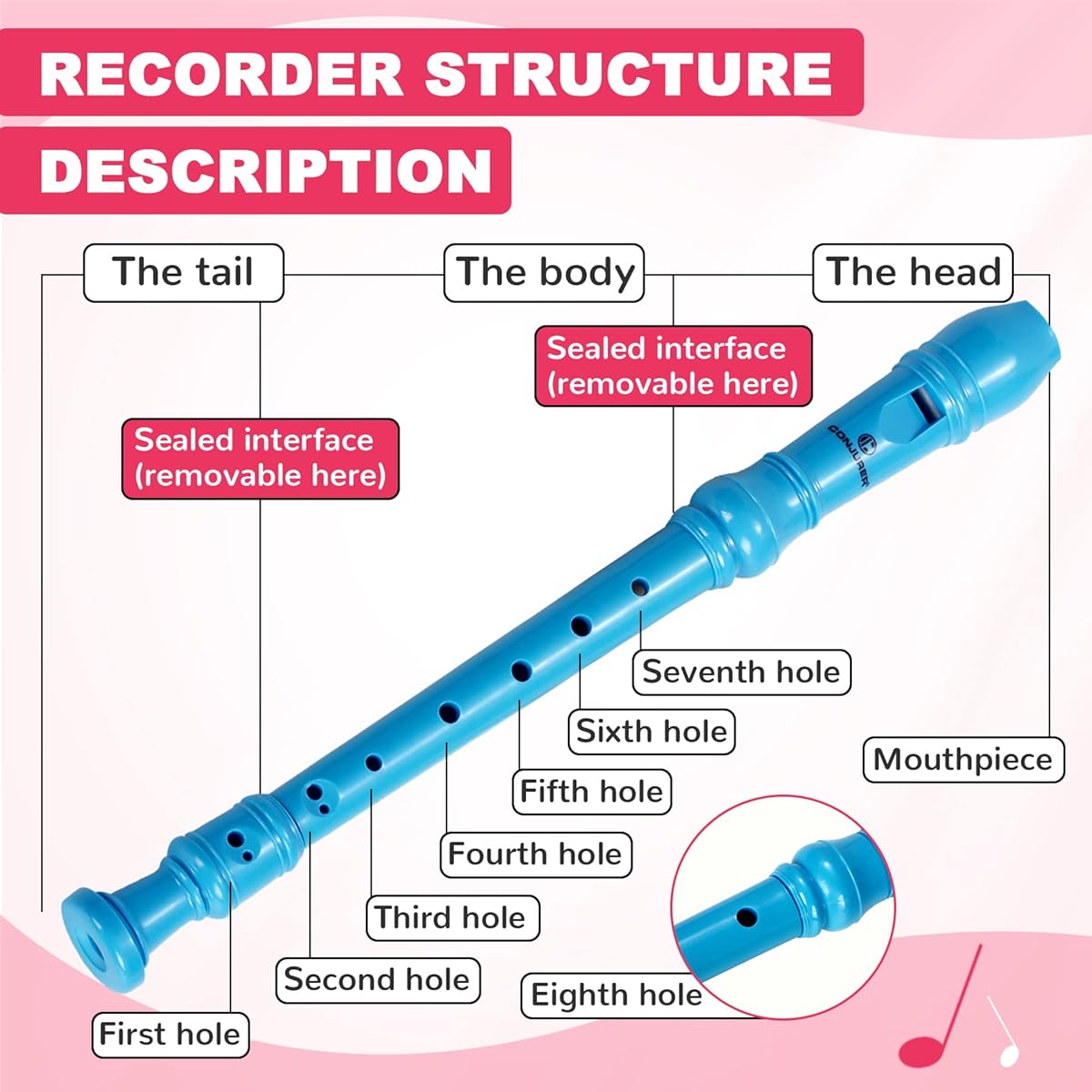$1/mo - Finance Soprano Recorder Instrument for Kids&Student - German ...
