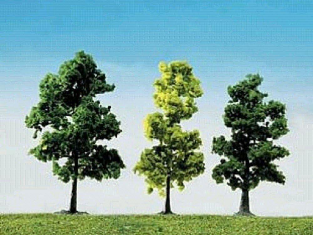 Amazon.com: Faller 181497 Mixed Forest Trees HO/N 15/Scenery and ...