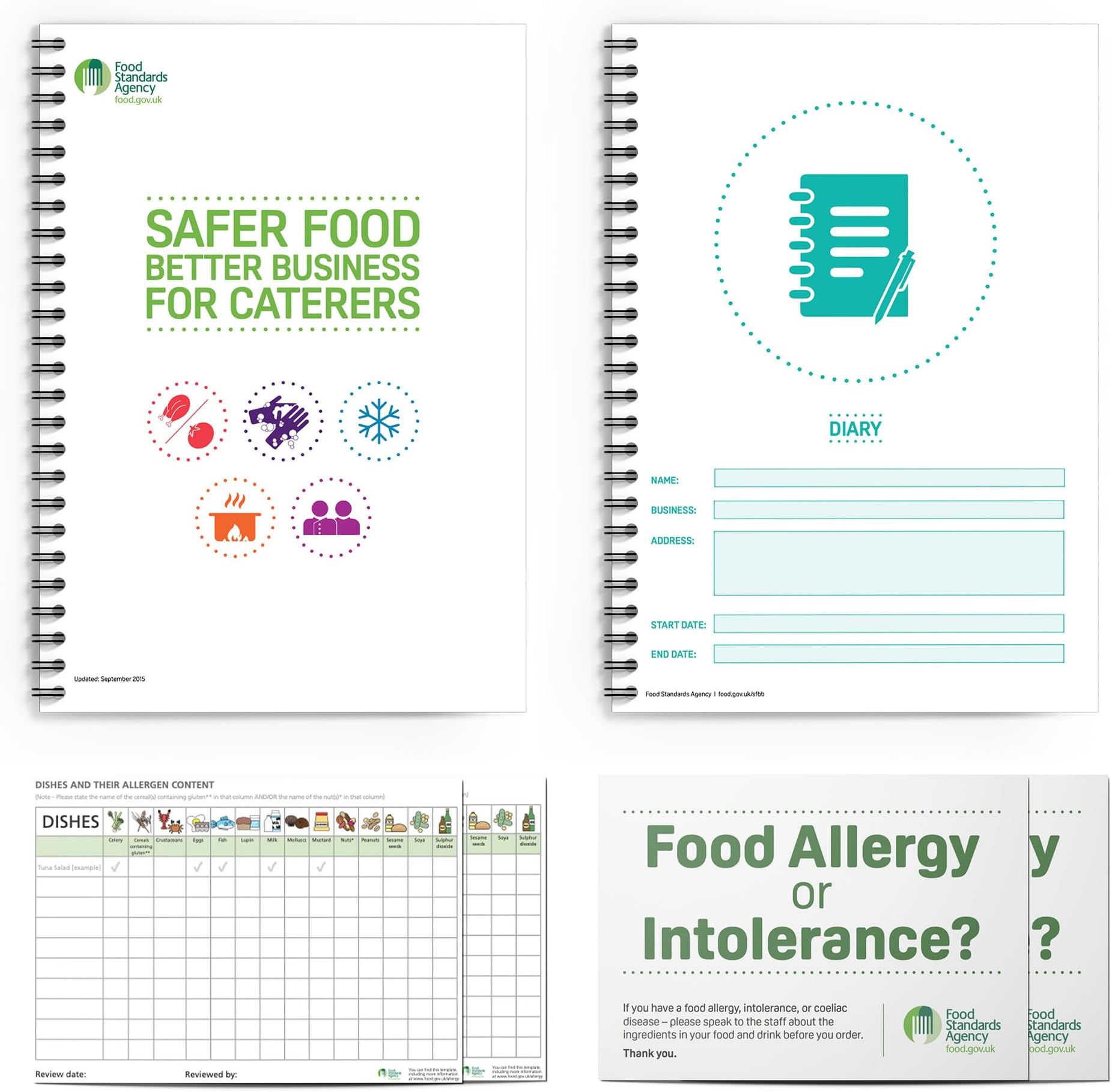 Food Safety Book 2025, for Caterers Restaurants and Takeaways with 13 ...