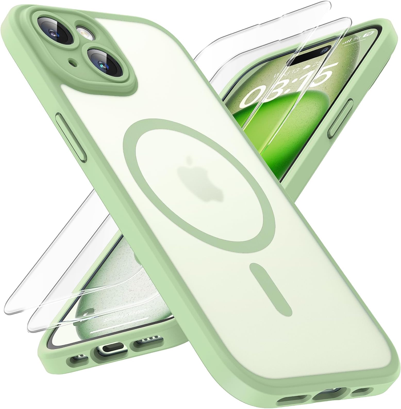 Amazon.com: FELONY CASE - Stylish Neon Green Phone Cover for iPhone 15 ...