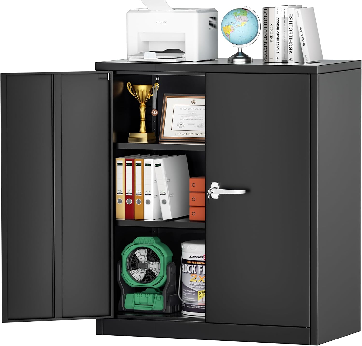 Lockable Metal Cabinet with Doors and Shelves Sri Lanka | Ubuy