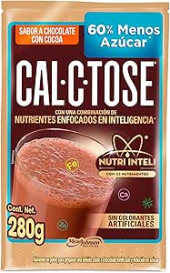 Cal C Tose Chocolate en Polvo Fortificado Menos Azúcar Bolsa 280 g ...