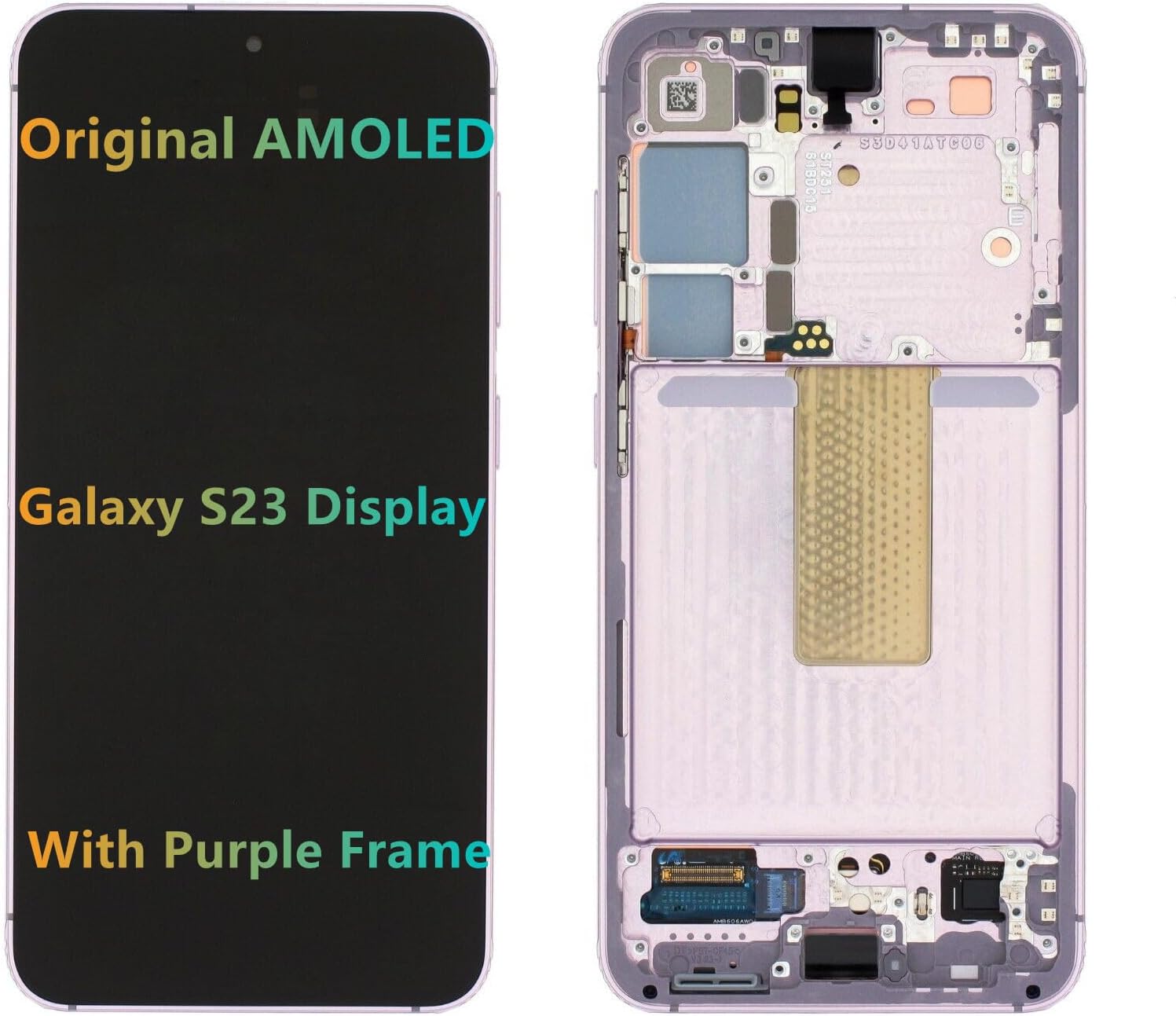 Amazon.com: 6.1" Original AMOLED for Samsung Galaxy S23 LCD Screen ...