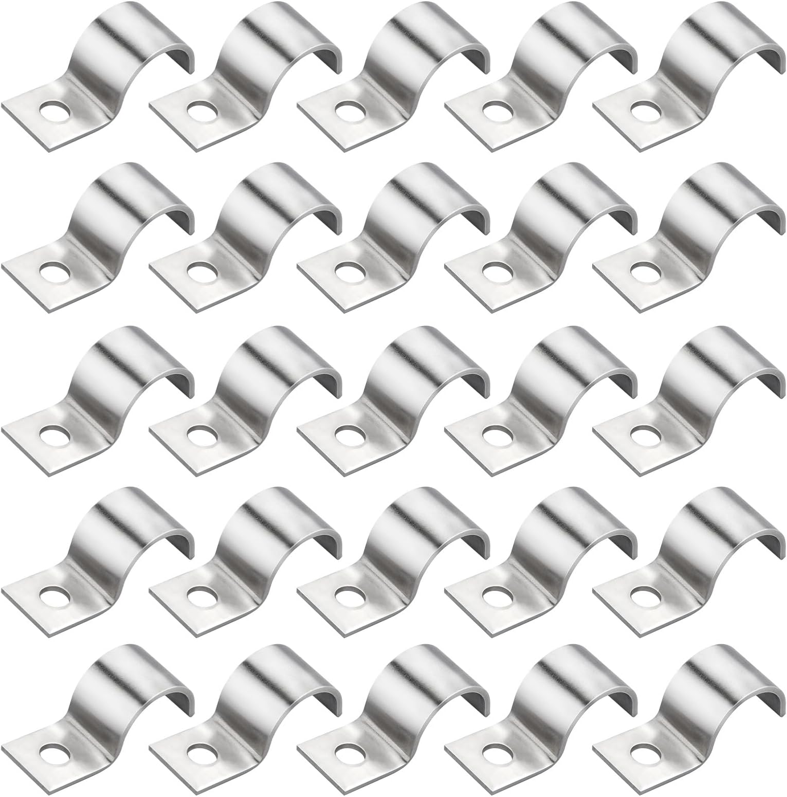 30x Metallkabelschellen Metall Rohrschellen, M20 V2A Edelstahl 304 ...