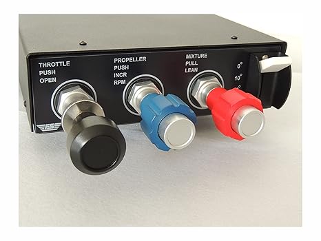 Amazon.com: Flight Sim Wings Single Engine Throttle/Prop/Mixture Vernier Control : Video Games