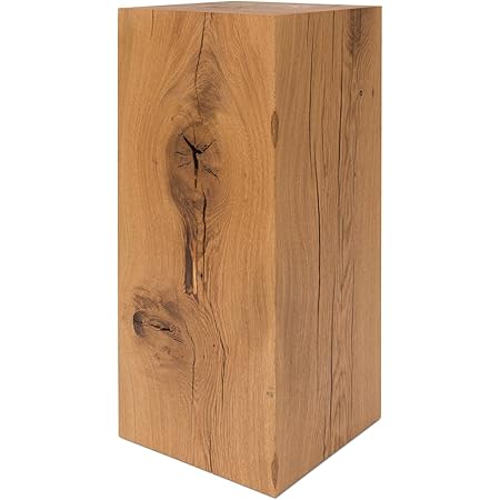 GREENHAUS Holzblock Eiche Massiv 30x30x60 cm Handarbeit aus Deutschland ...