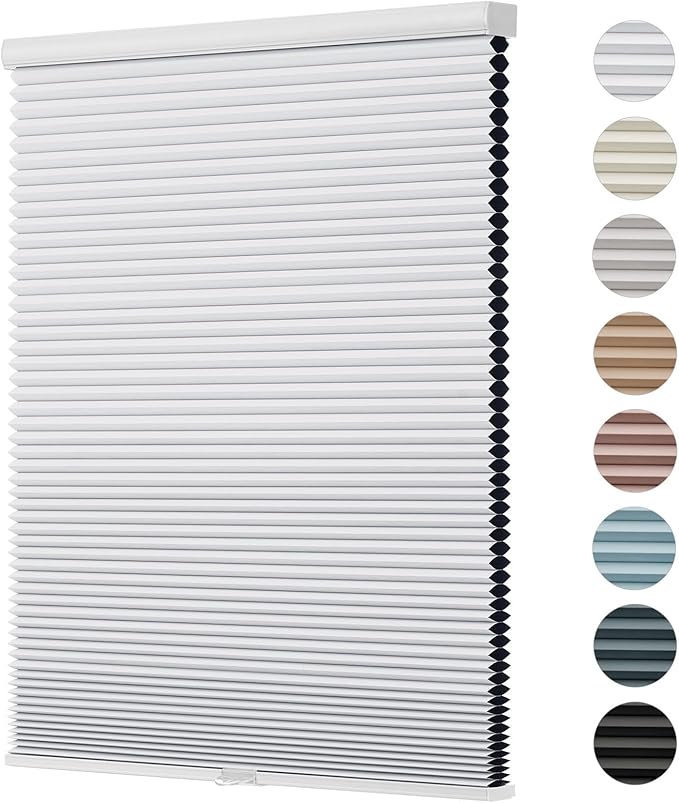 Amazon.com: Changshade Cellular Shades Cordless Blinds Custom Size ...