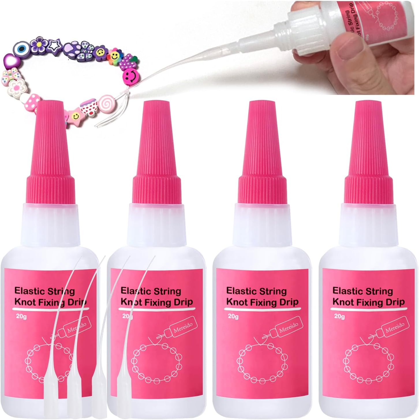 Amazon.com: Bracelet String Professional Elastic String Kont Fixing ...