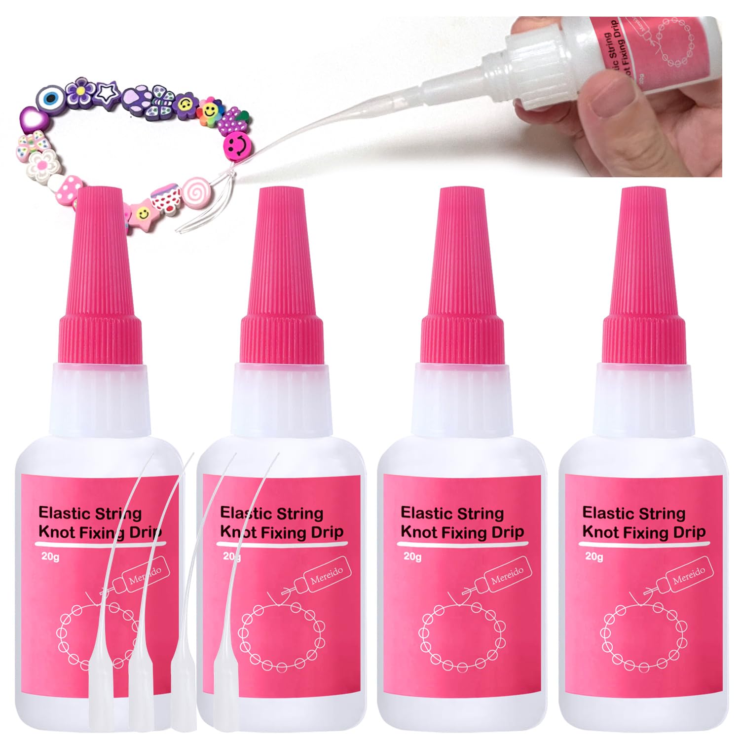 Amazon.com: Bracelet String Professional Elastic String Kont Fixing ...