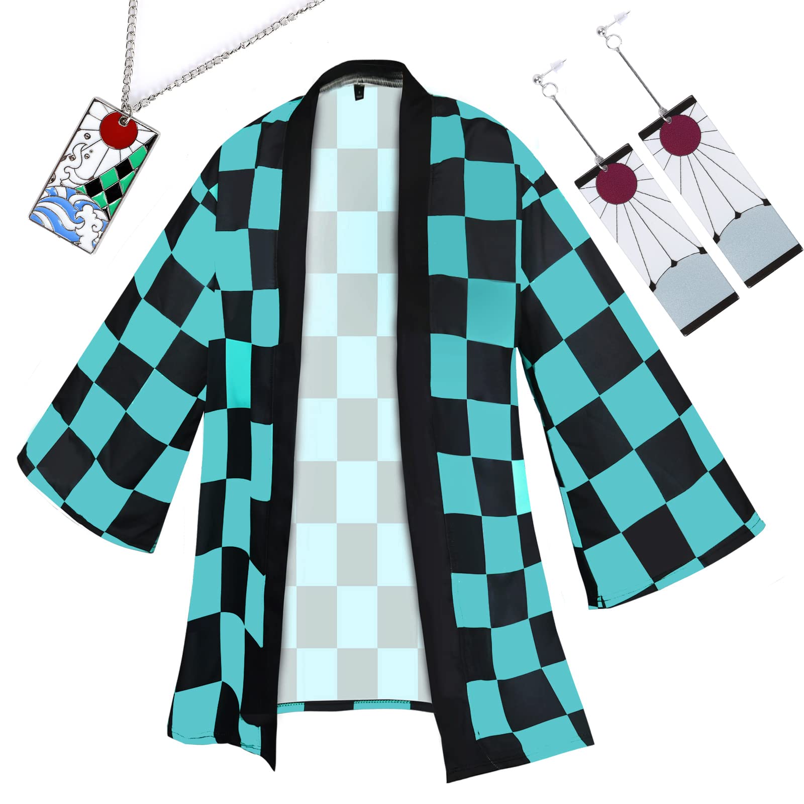 Buy Aliyacos Kimono Tanjiro Nezuko Kimono Agatsuma Cloak, Shinobu Robes ...
