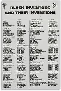 Amazon.com: Black Inventors And Their Inventions Poster,Black History ...