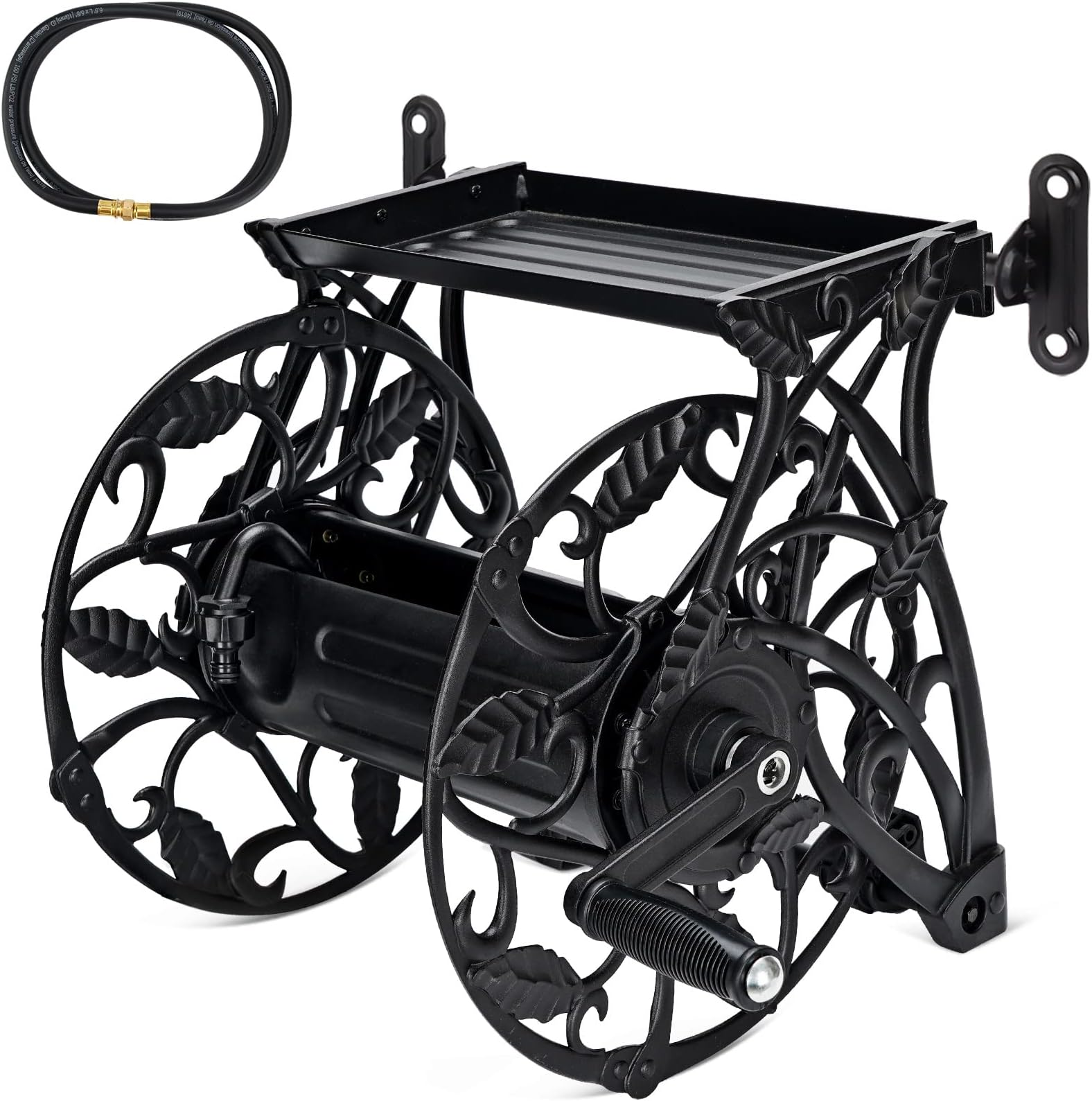 Amazon.com: AMES 2415500 NeverLeak Poly Wall Mount Reel with Manual ...