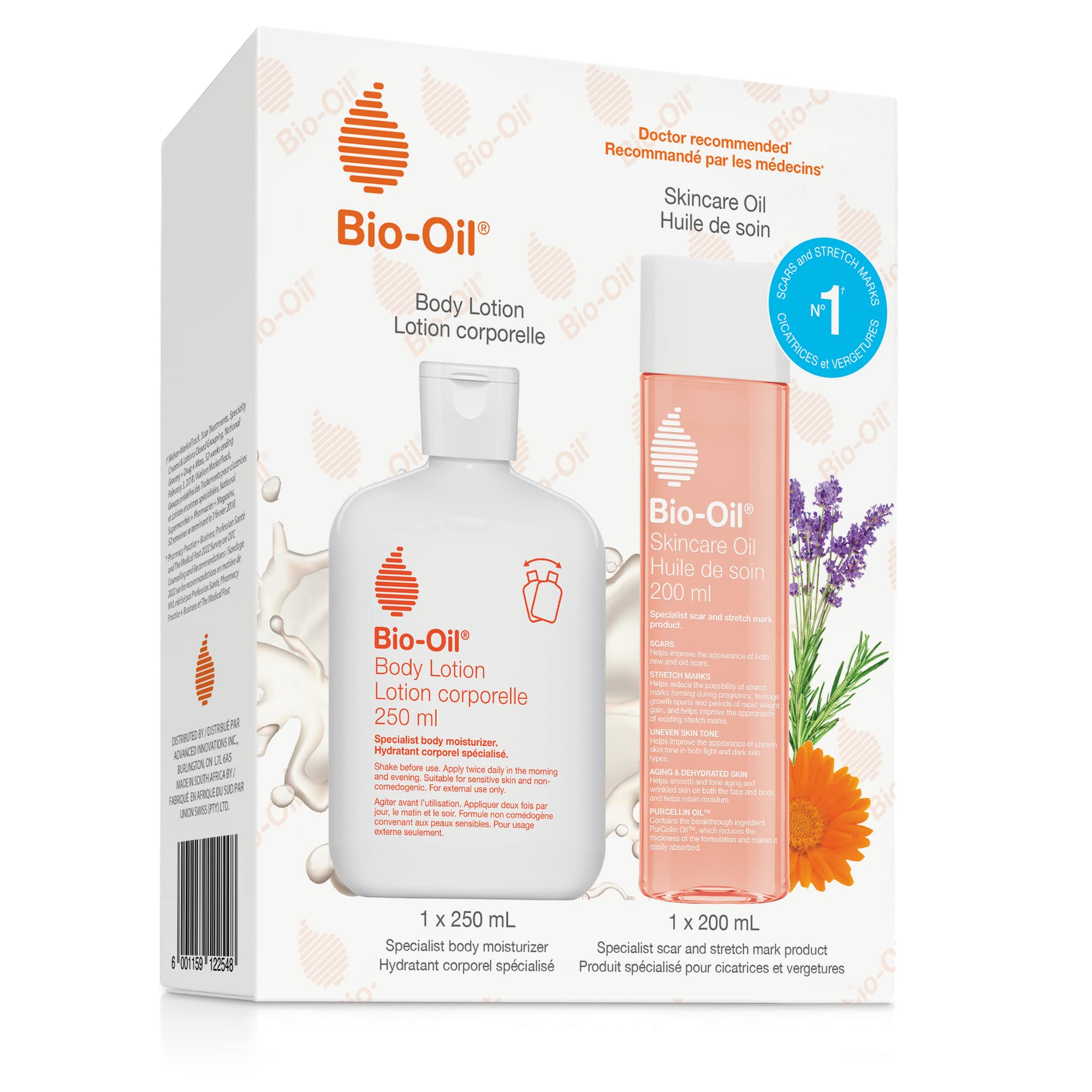 Bio-Oil® Skincare Bundle Original | Skincare Oil 200ml and Bio-Oil Body ...