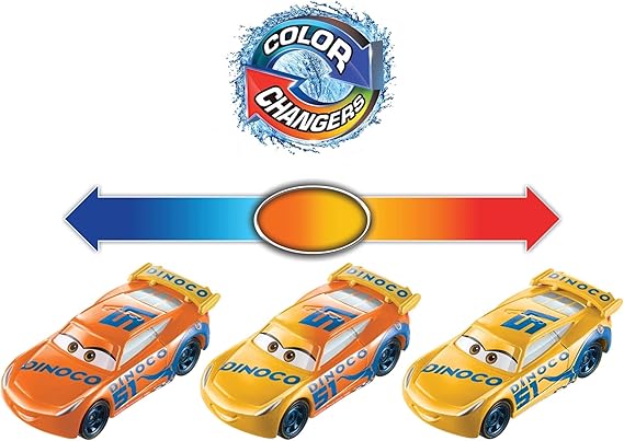 Amazon.com: Disney Car Toys Color Change Vehicles, Repeat Color ...