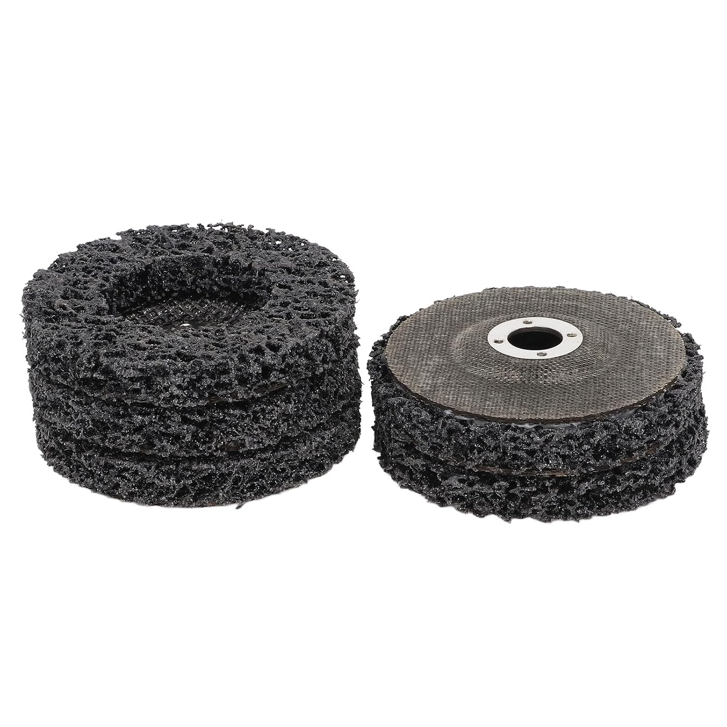 Strip Discs Stripping Wheel, 5pcs 4 Inch 100mm Black Polishing Pad for ...