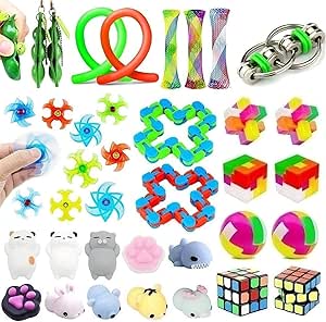 Amazon.com: 33 Pack Sensory Toys Set, Stress Relief Fidget Toys Pack for Adults Kids, Party Toys ...