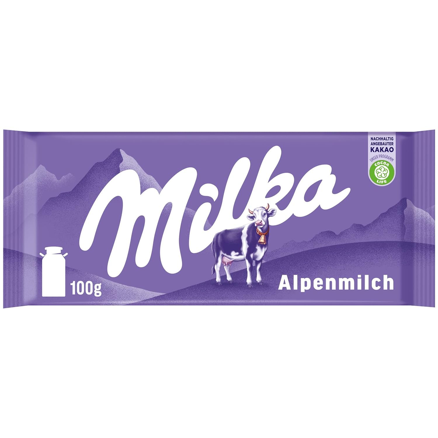 Milka Alpine Milk Chocolate, 100 Grams : Amazon.in: Grocery & Gourmet Foods