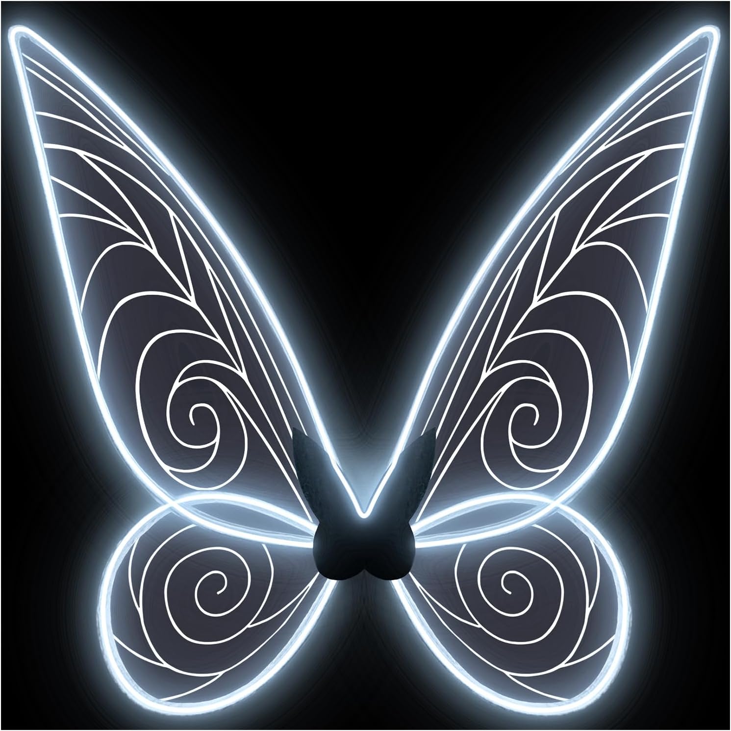 Amazon.com: quescu Light up Fairy Wings for Adults,Electroluminescent ...