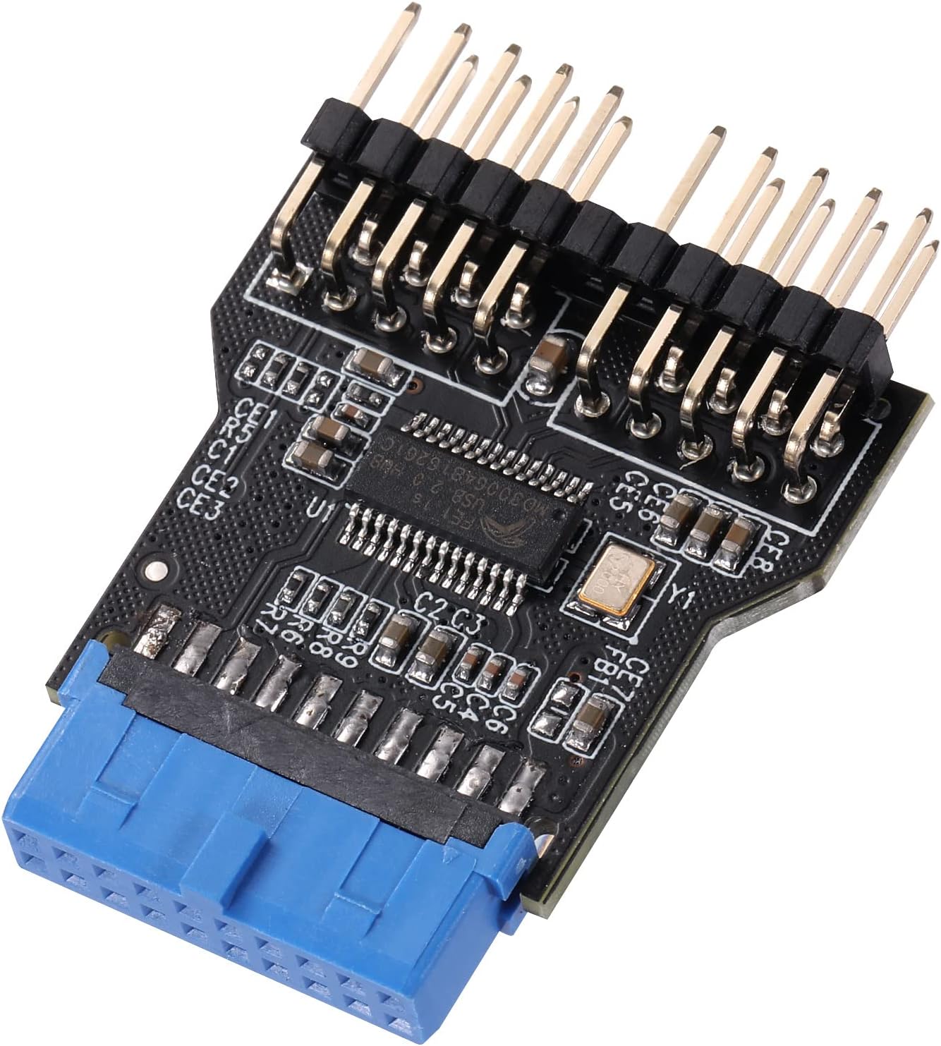 Amazon.com: GODSHARK Internal USB 2.0 PCI Card, 5 Port (4 External & 1 ...