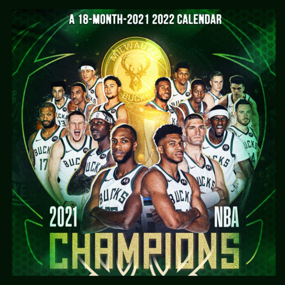 Buy NBA Milwaukee Bucks Wall Calender 2021 - 2022: Special gifts for ...