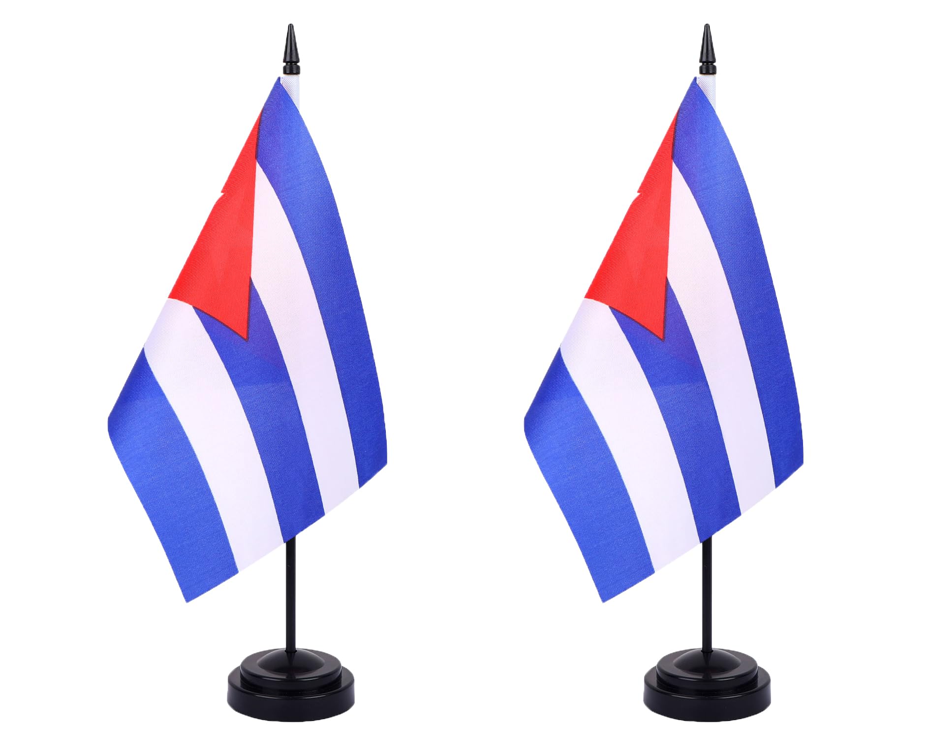 Amazon.com: WXTWK 2 Pack Cuba Flag Cuba Deluxe Desk Flag Set - Mini ...