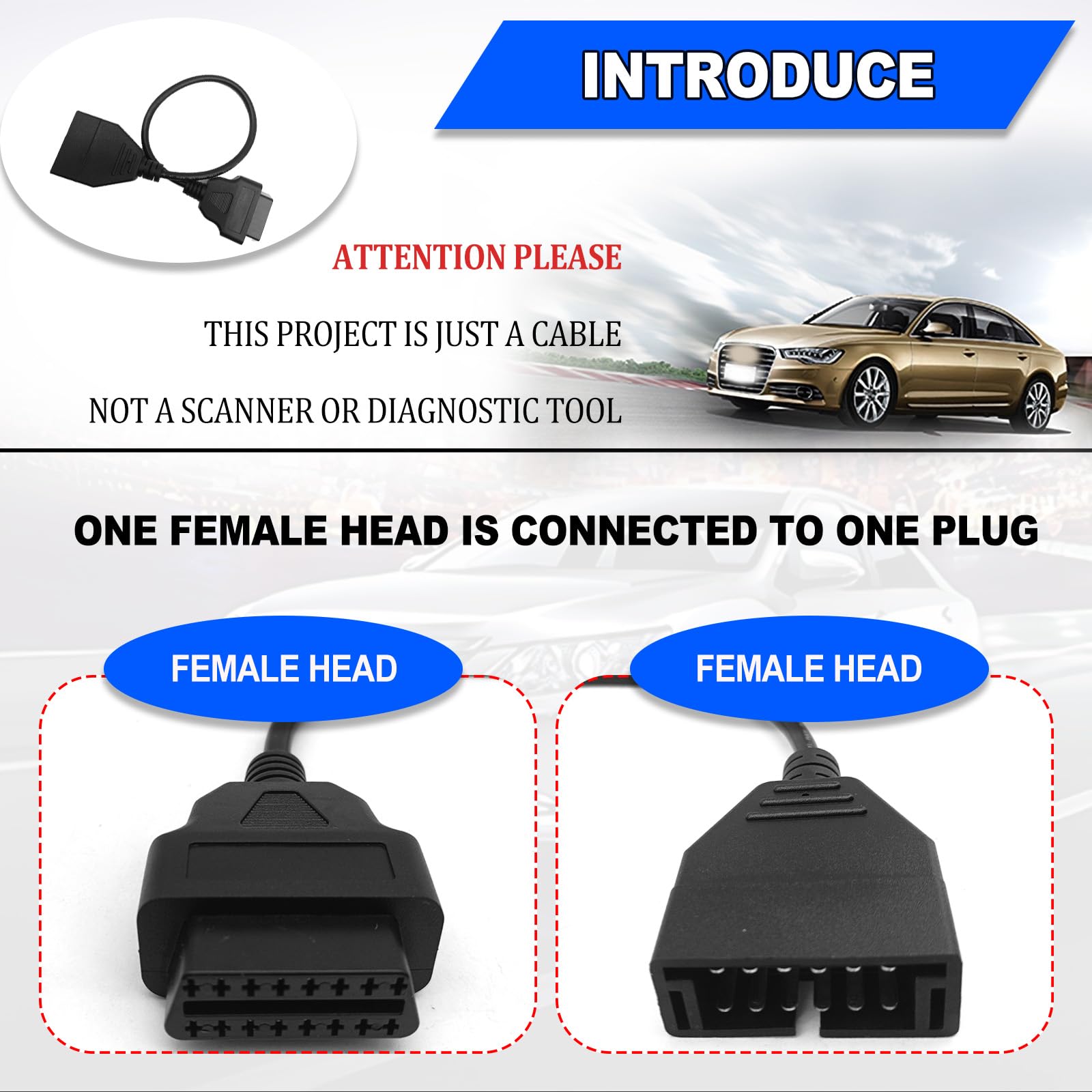 Snapklik.com : OBD Adapter, Electronic Adapter For GM Vehicles, OBD1 To ...