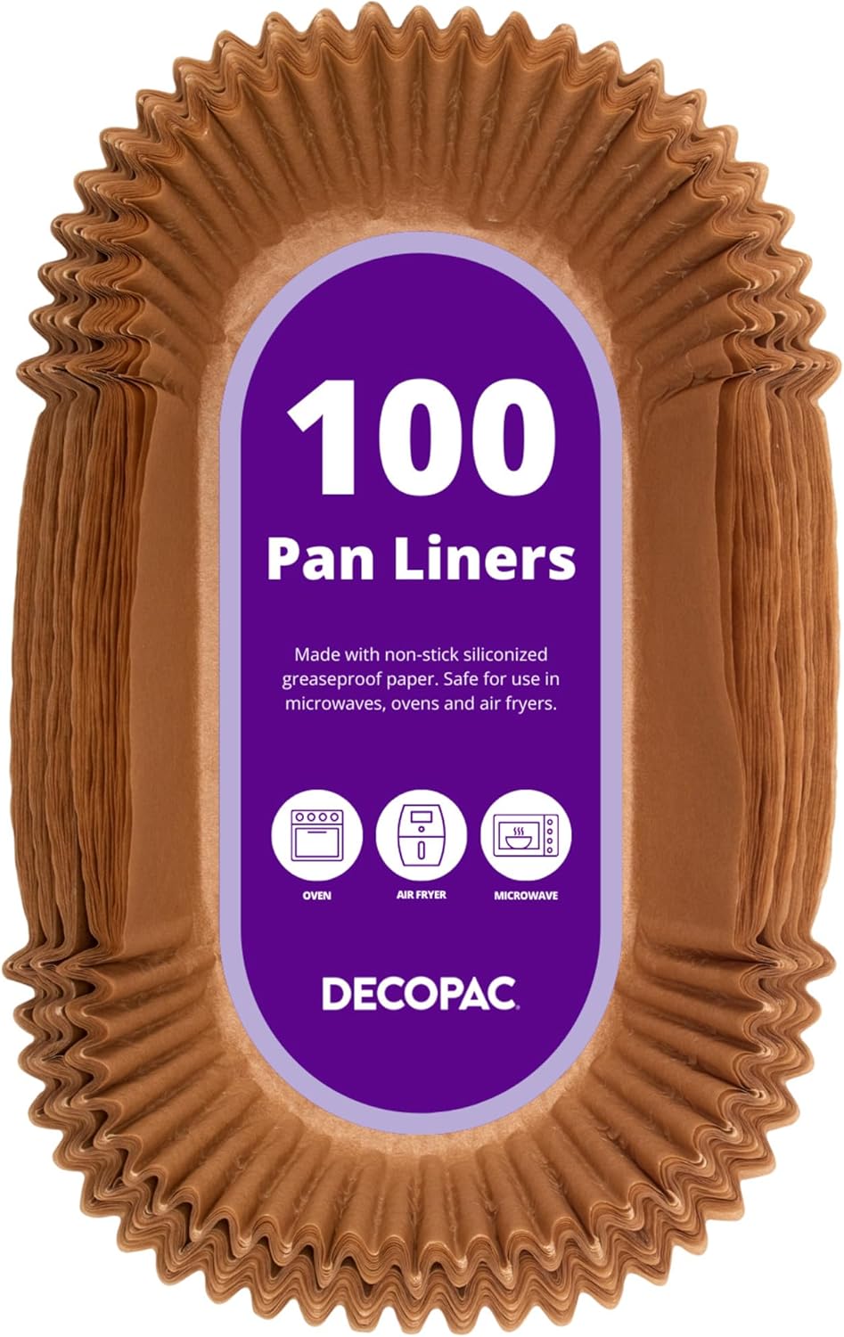Amazon.com: DecoPac 1lb Loaf Pan Liners, 100 Pack, Non-Stick ...