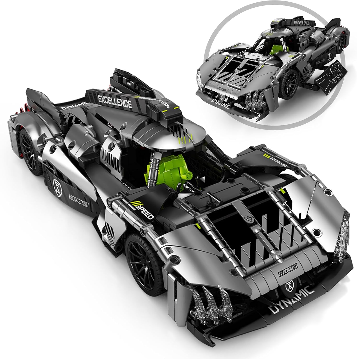 Technique GXB Racing Car Toy Building Set - Collectible Race Car ...