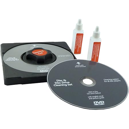 DVD Laser Lens Cleaner - For DVD Players Only (Pack of 1) : Amazon.co ...
